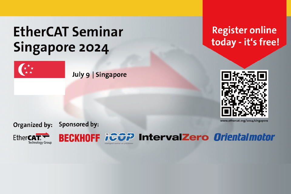 ICOP Technology Inc. - 【Singapore】EtherCAT Seminar Singapore, Jul. 09, 2024