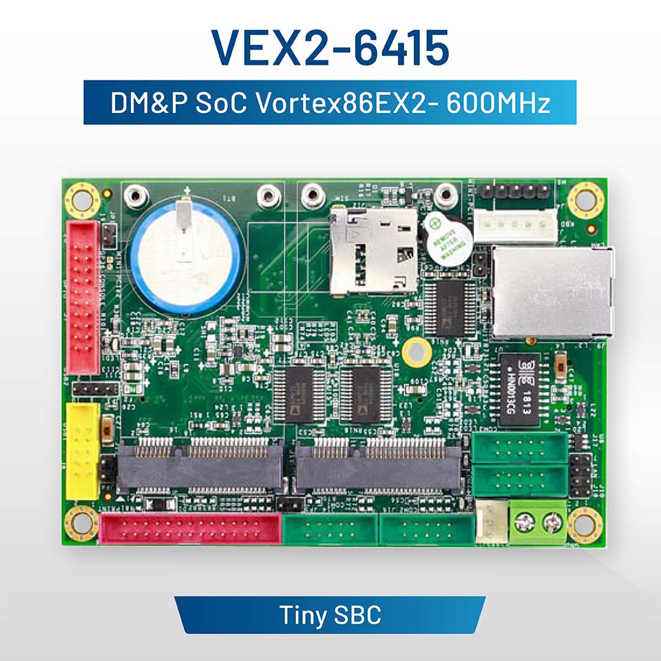 ICOP Technology Inc. - VEX2-6415, A 100x66mm SBC than can support harsh ...