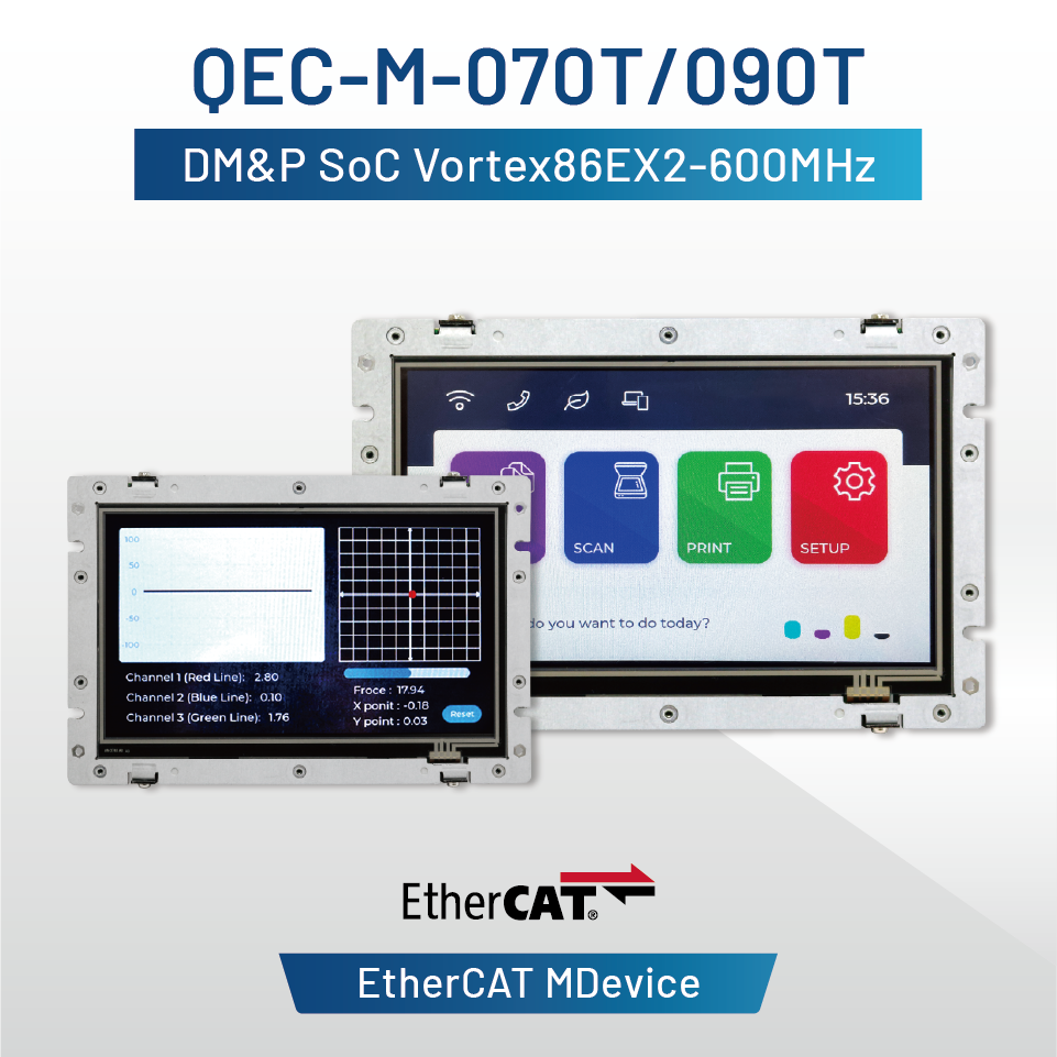 ICOP Technology Inc. - QEC-M-070T/QEC-M-090T: Multifunktionale EtherCAT-MDevice, die Open-Source ...