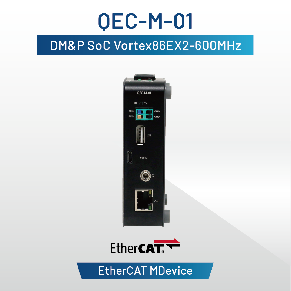 ICOP Technology Inc. - QEC-M-01, un maestro EtherCAT compatible con software de código abierto ...